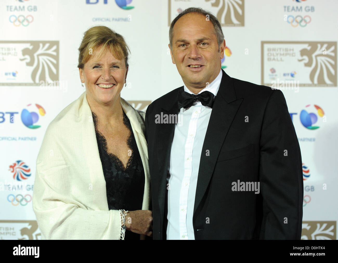 Sir Steven Redgrave and guest British Olympic Ball held at the Grosver ...