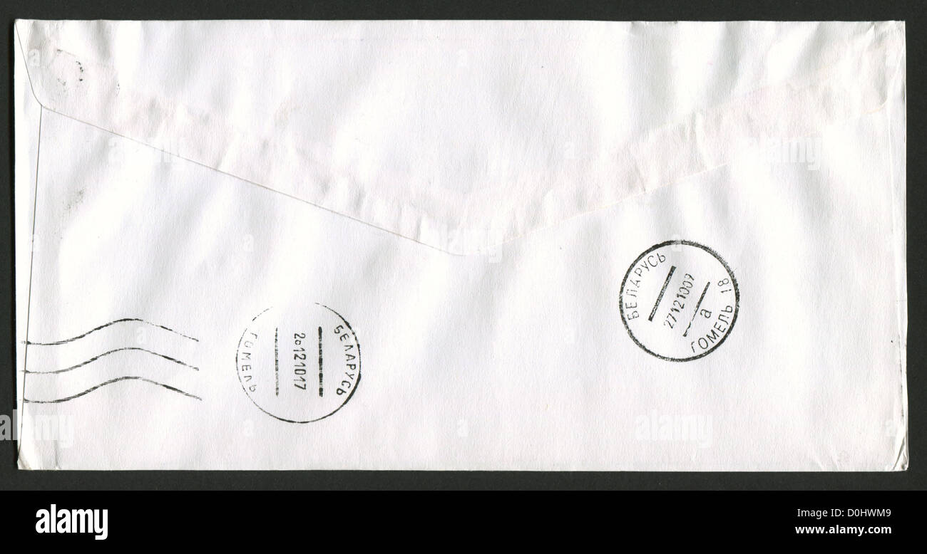 Post envelope, background Stock Photo - Alamy