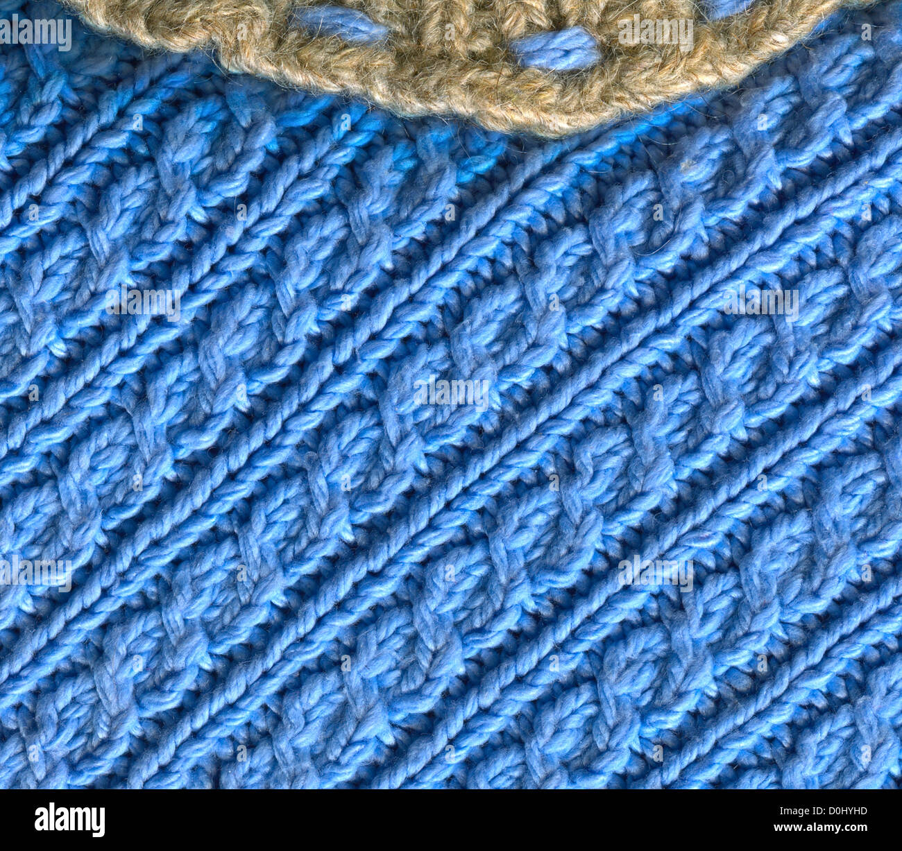 Knitting patterns. Handmade Stock Photo - Alamy