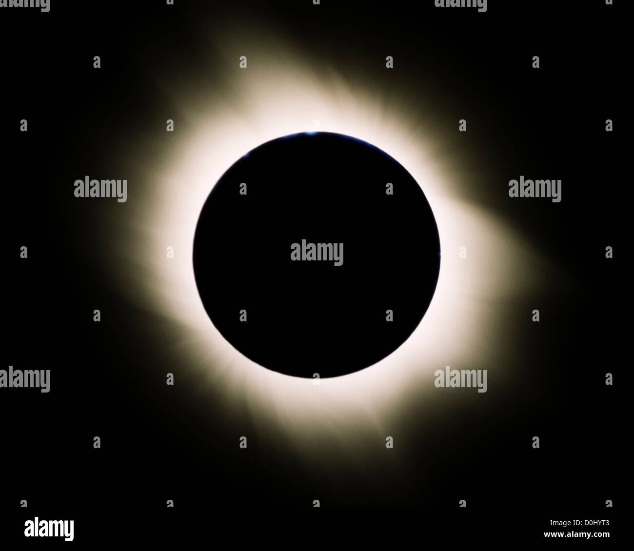 Solar Eclipse in Totality Stock Photo - Alamy