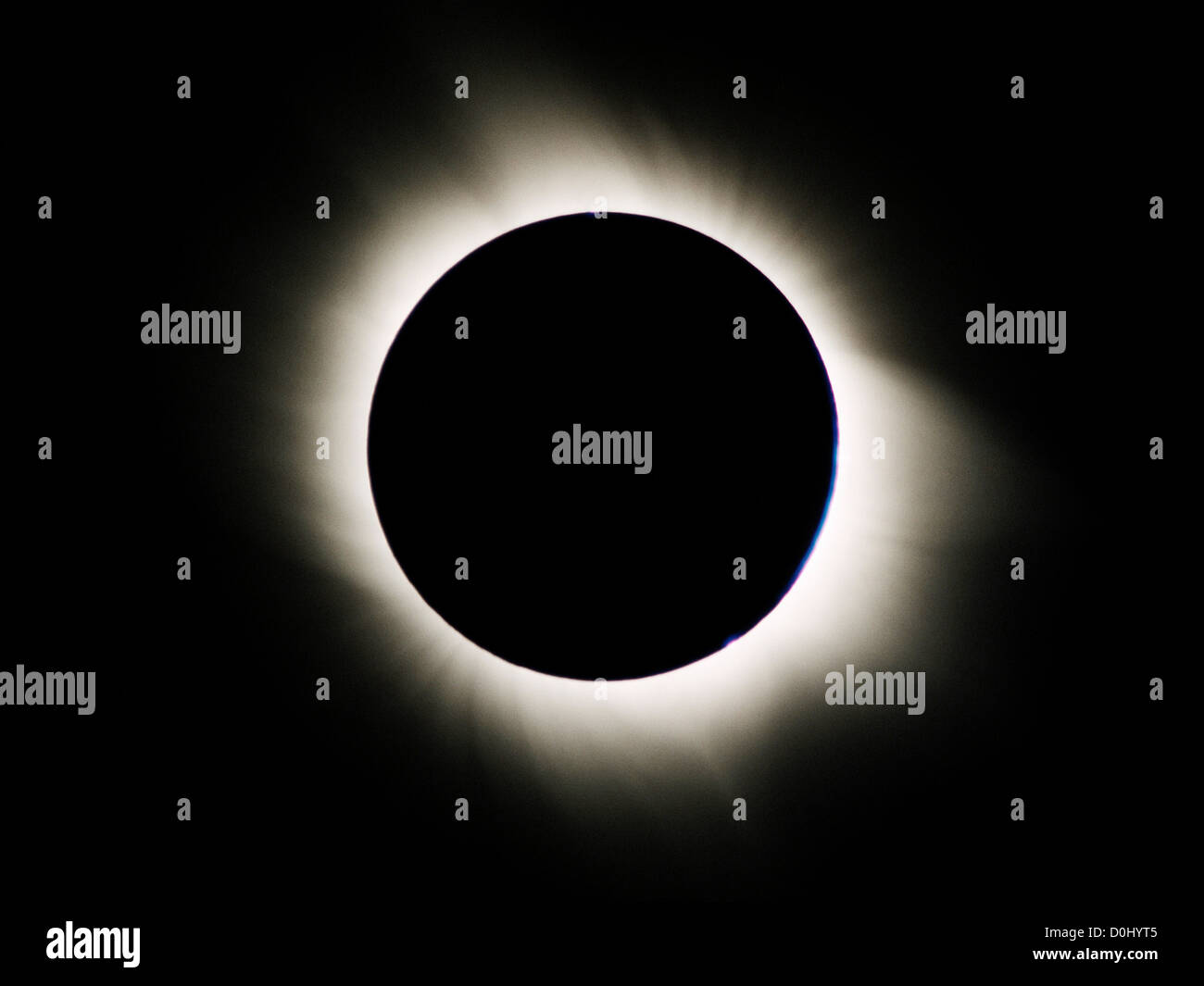 Solar Eclipse in Totality Stock Photo - Alamy