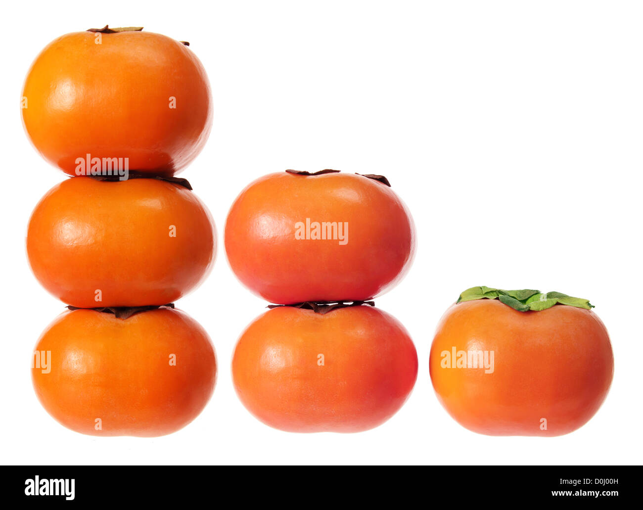 Whole cut fresh persimmons hi-res stock photography and images - Alamy
