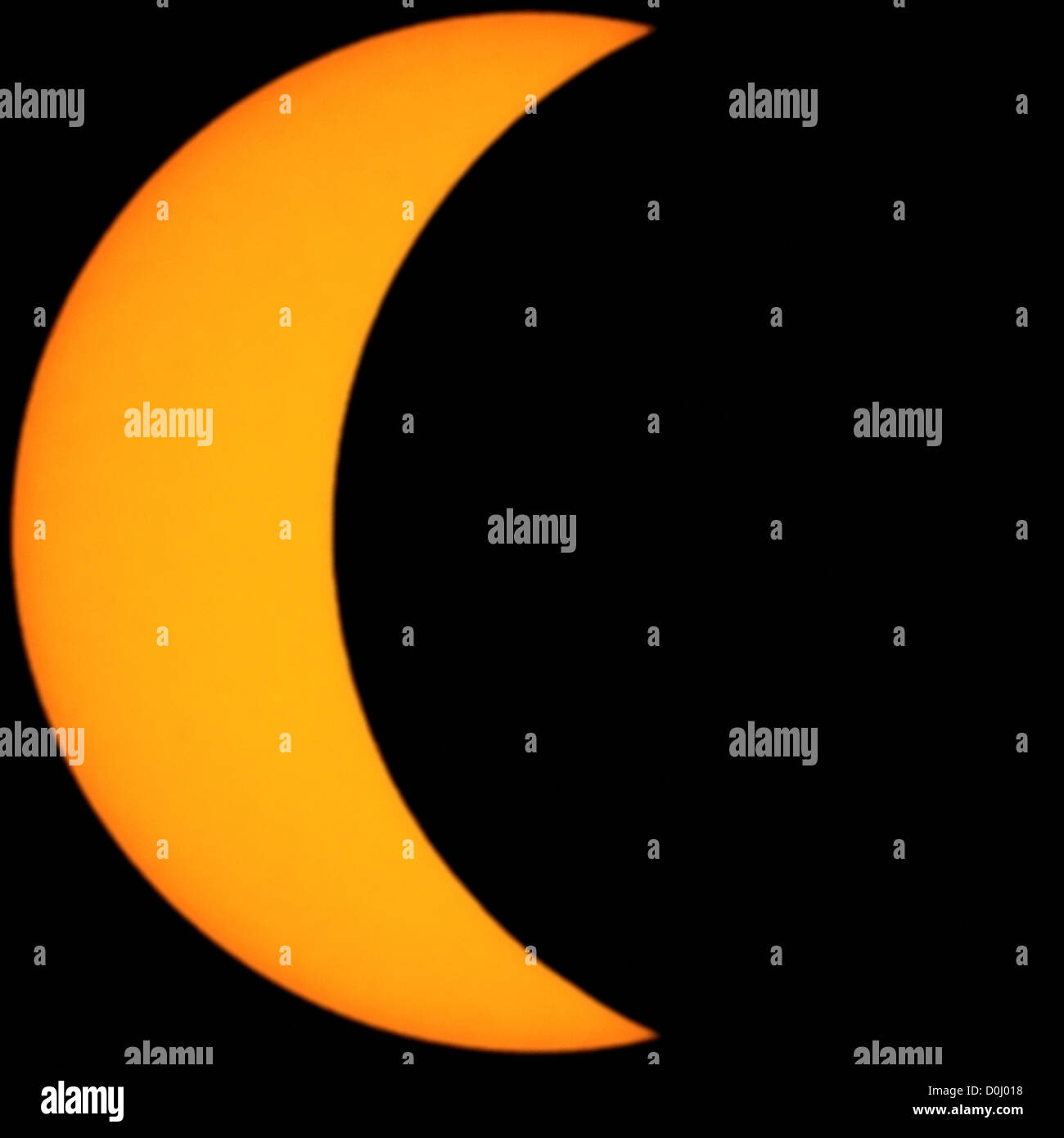 Crescent of Sun Stock Photo - Alamy