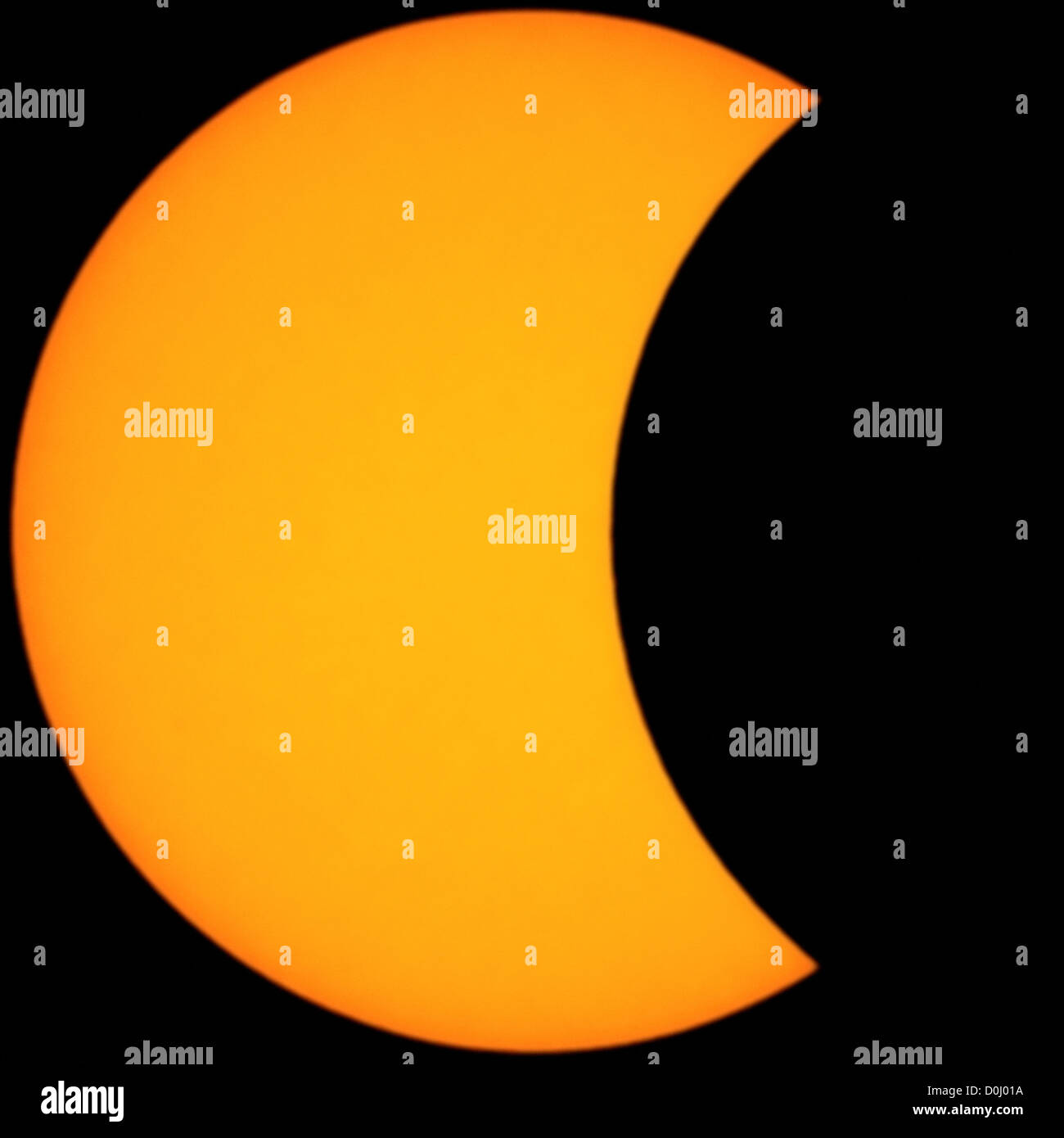 End of Solar Eclipse Stock Photo - Alamy
