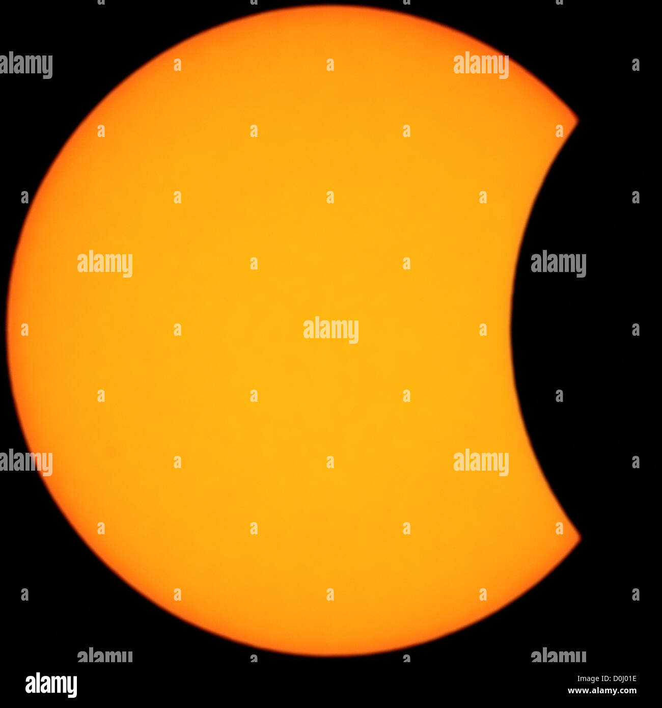 End of Solar Eclipse Stock Photo - Alamy