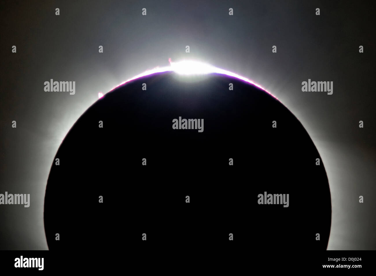 The Diamond Ring of a Solar Eclipse Stock Photo - Alamy