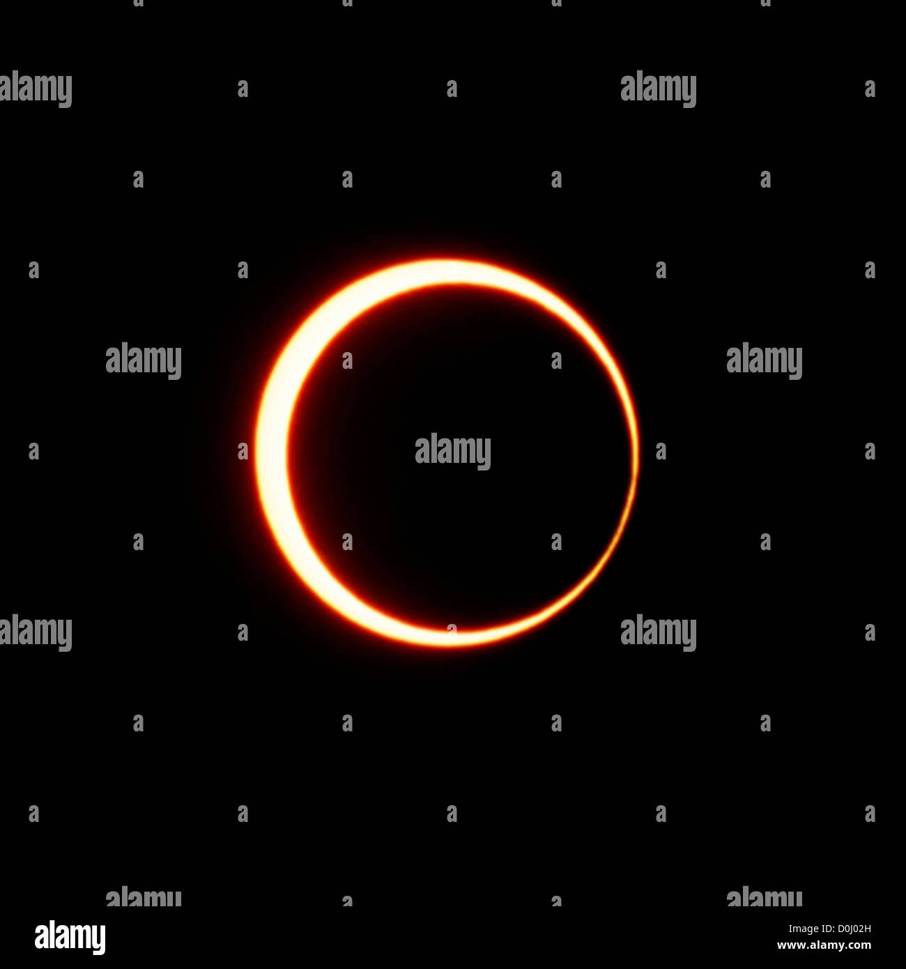 Annular Solar Eclipse Stock Photo - Alamy