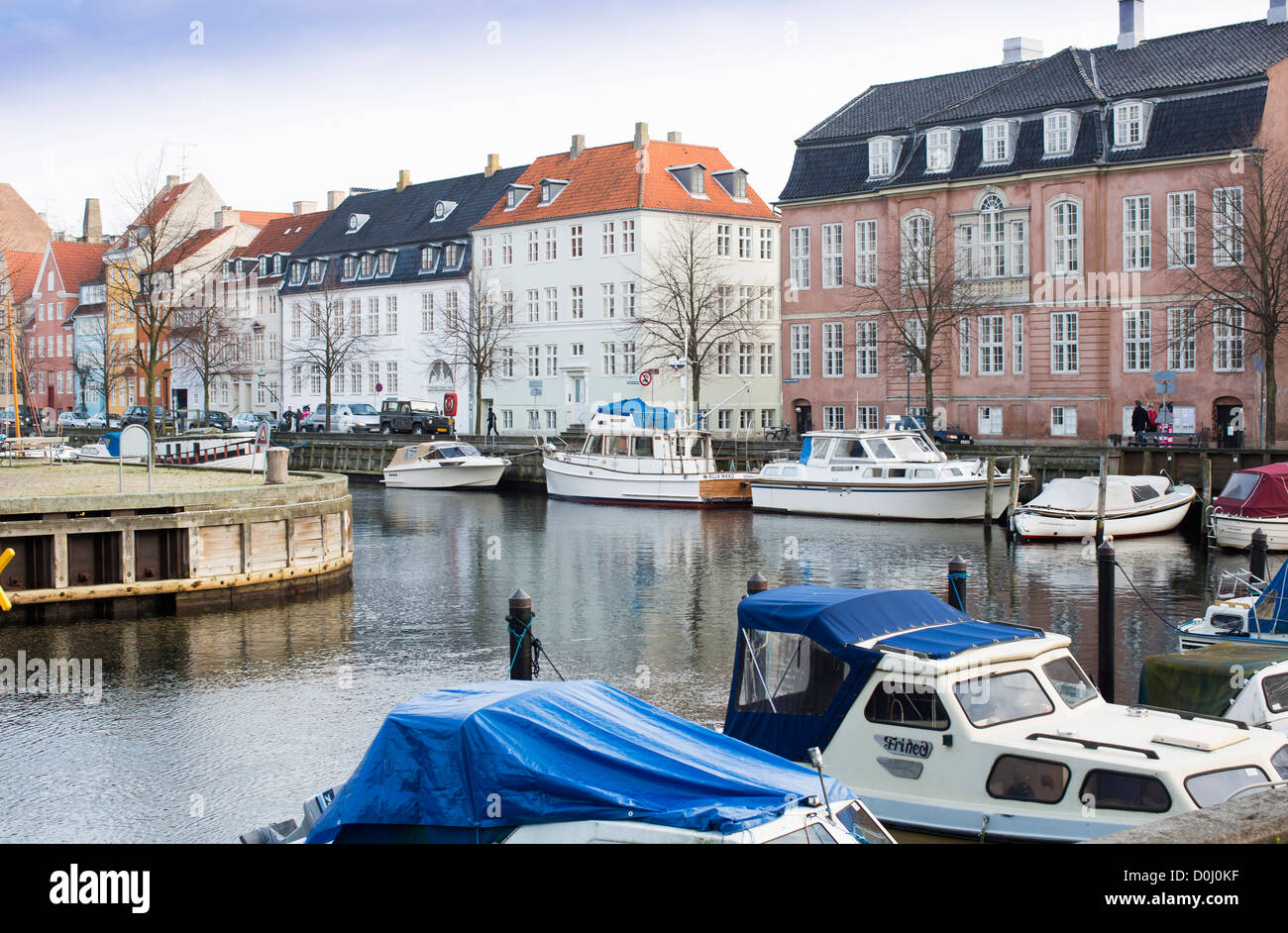 Waterfront apartments and flats in Copenhagen, Denmark Stock Photo - Alamy