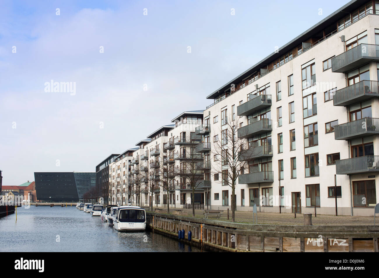 Waterfront apartments and flats in Copenhagen, Denmark with the ...