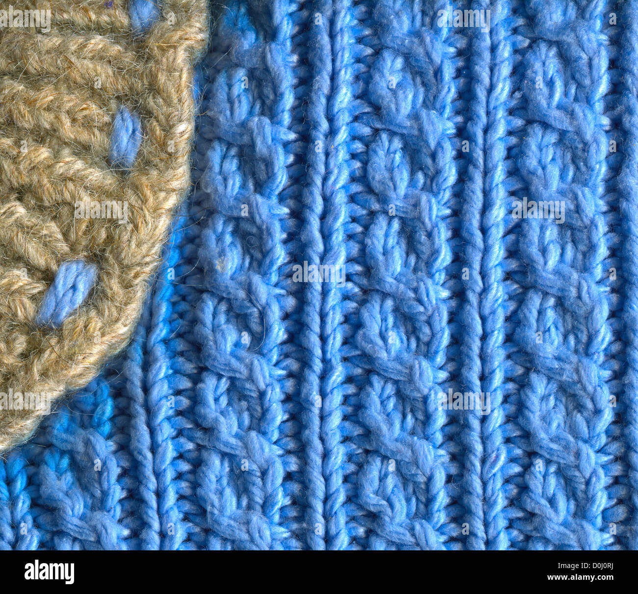 Knitting patterns. Handmade Stock Photo - Alamy