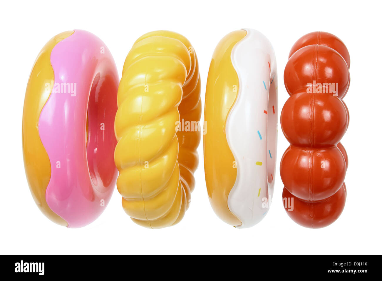 Plastic Toy Donuts Stock Photo - Alamy