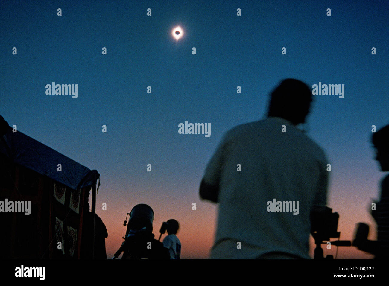 Total Solar Eclipse Stock Photo - Alamy