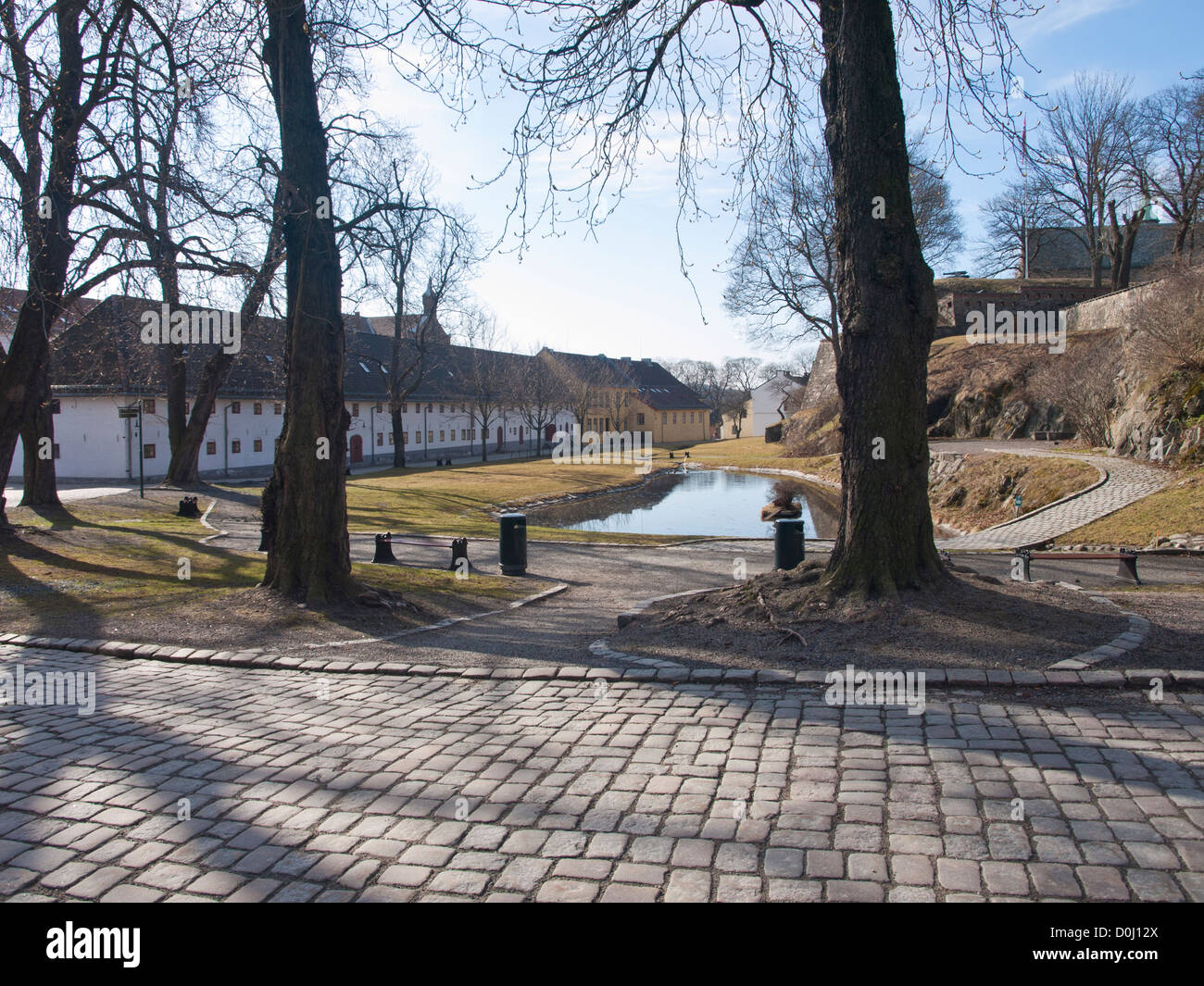 Akershus festning Oslo Norway, a medieval fortress and historical ...