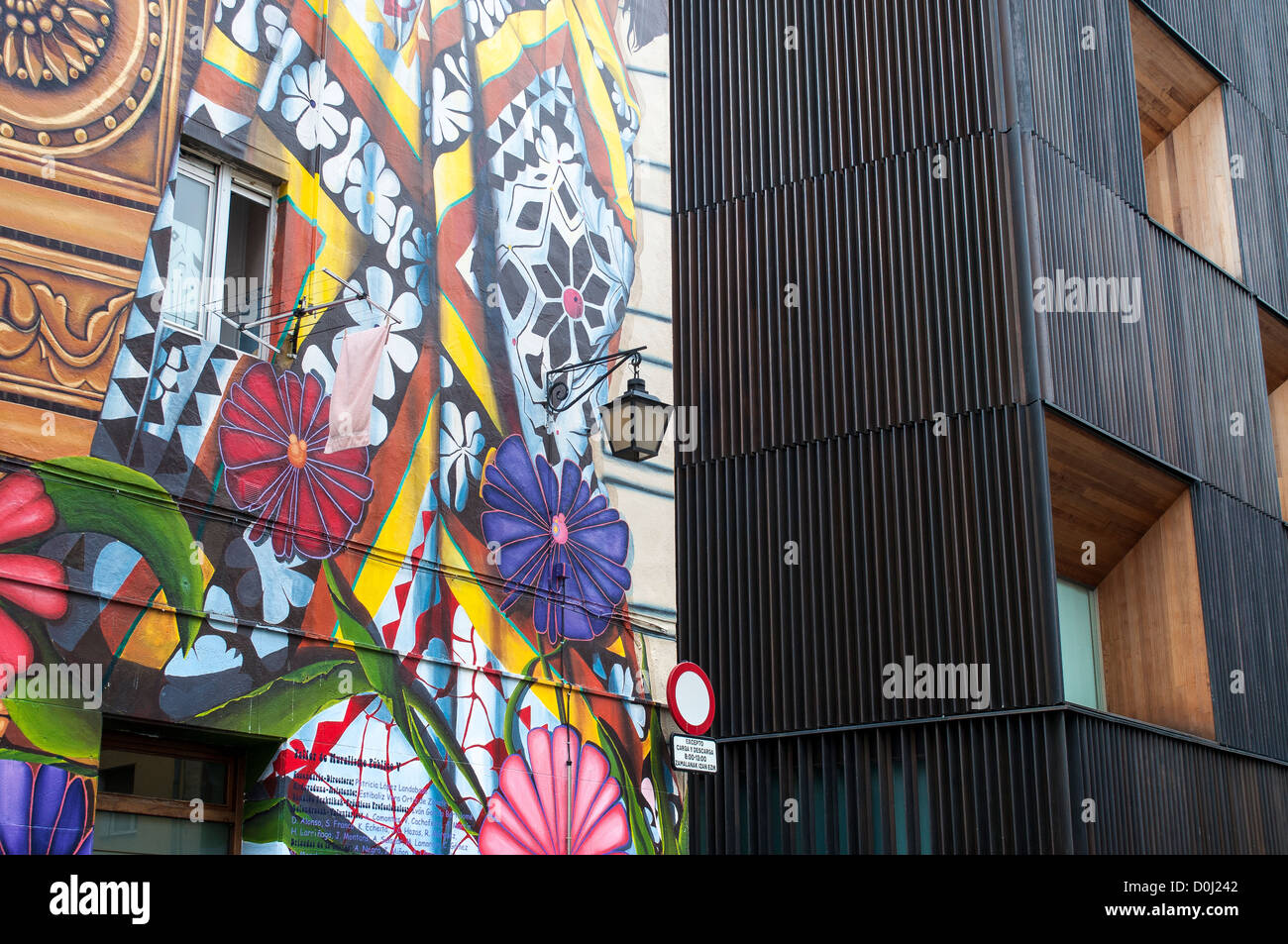 Bibat Museum of Archaeology and mural from "The Painted City" side by ...