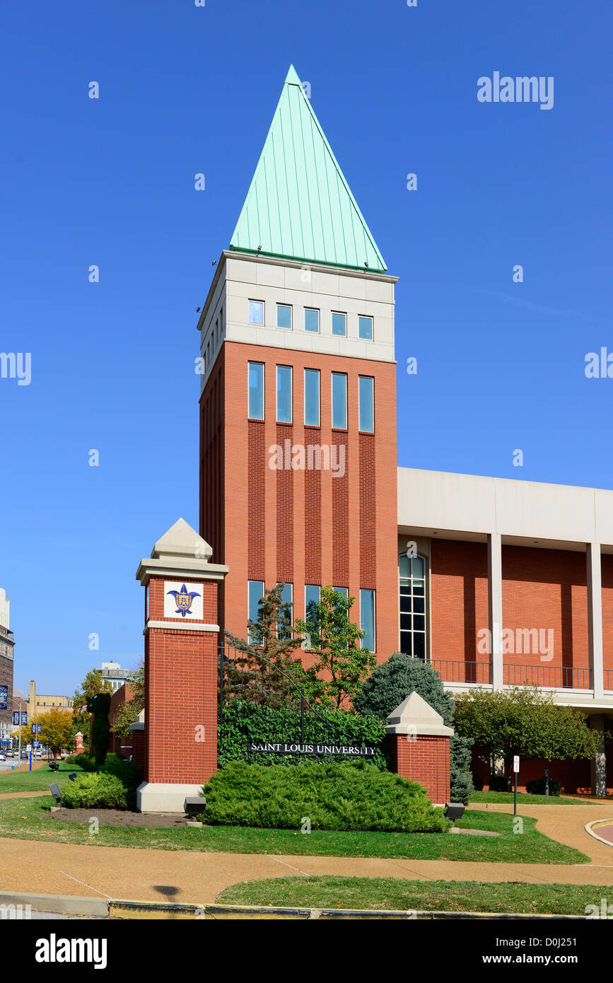 Saint Louis University St. Louis MO Campus Stock Photo - Alamy