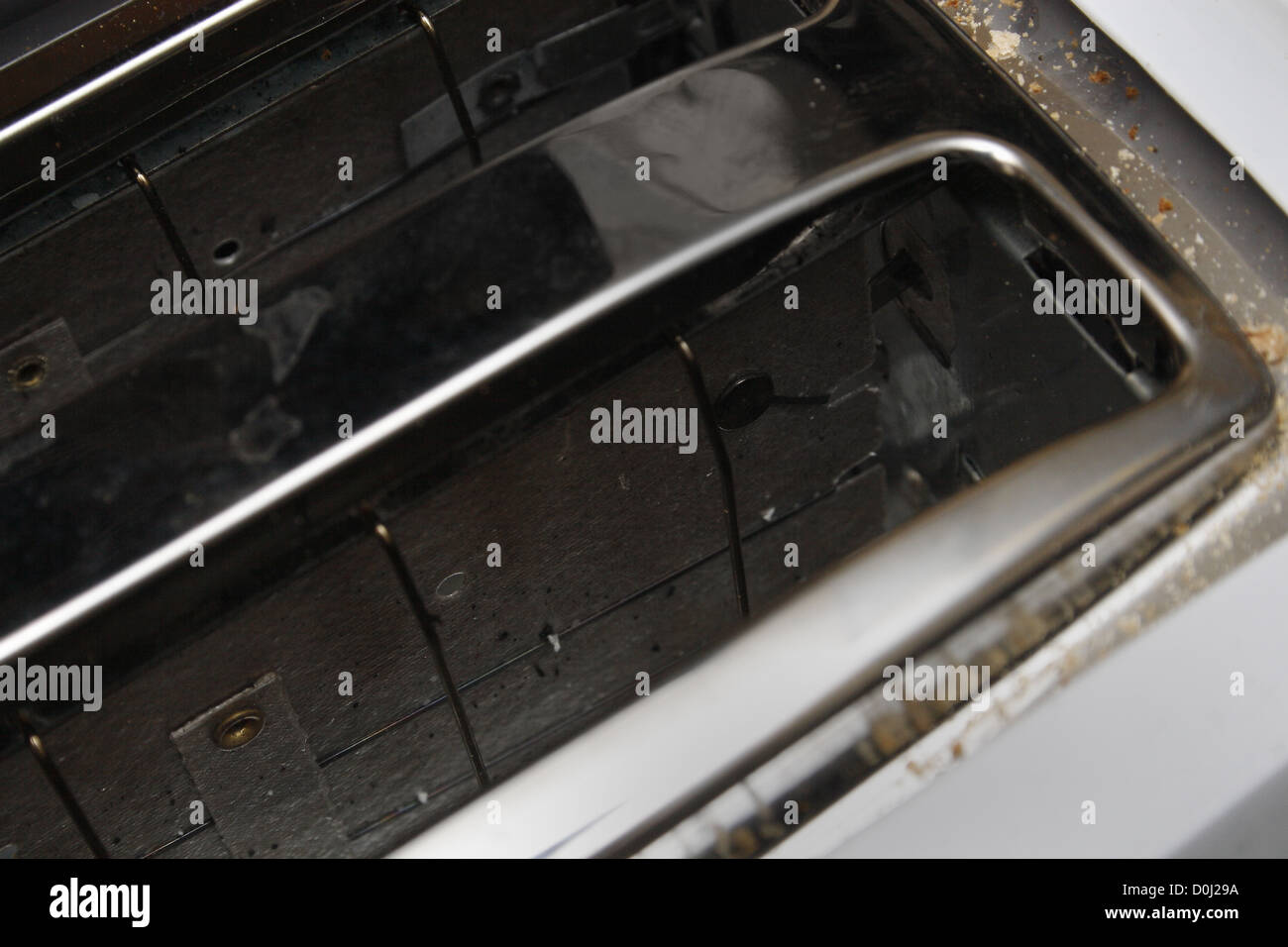close up image of inside of toaster Stock Photo - Alamy