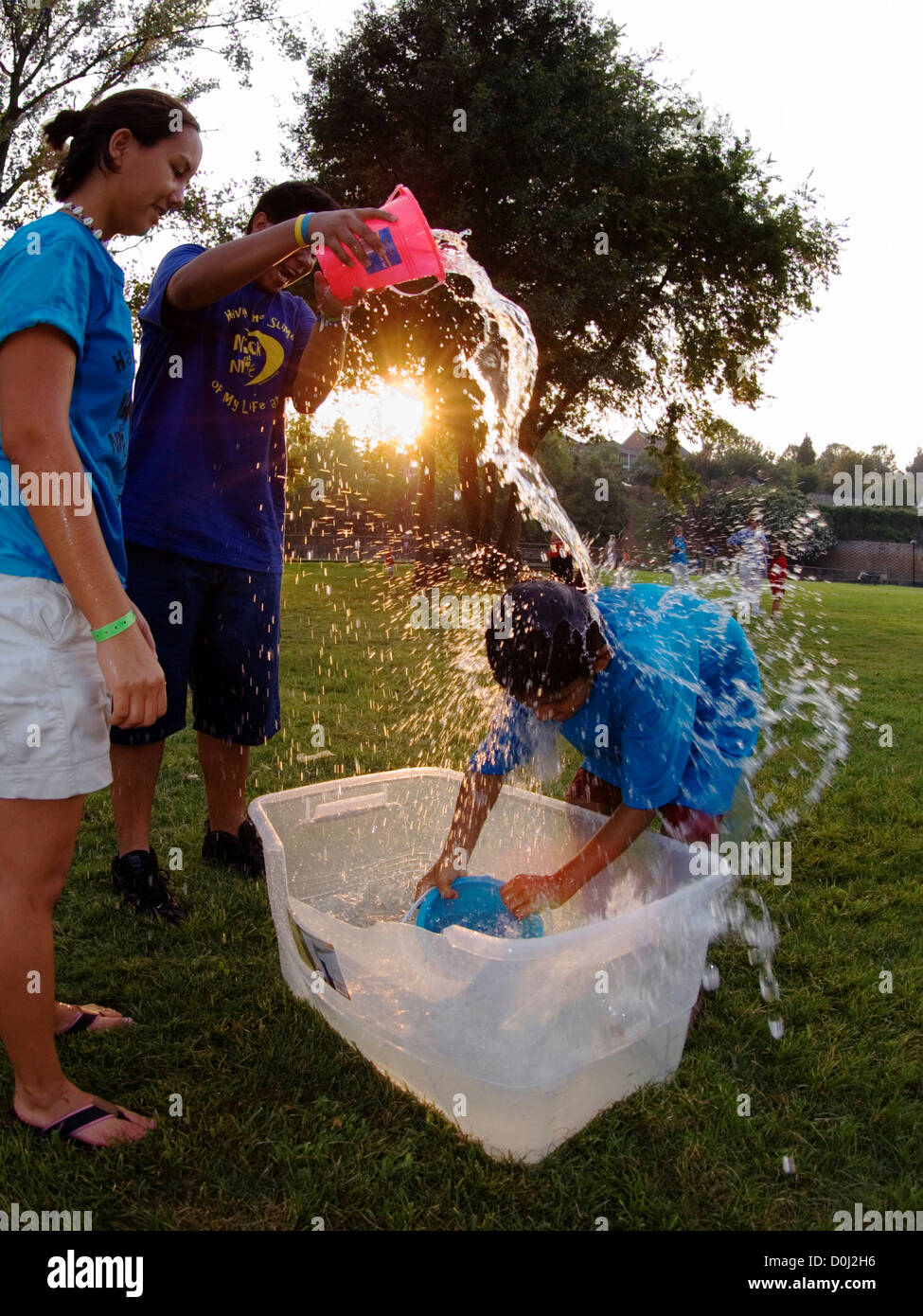 Cooling Off During a Heat Wave Stock Photo - Alamy