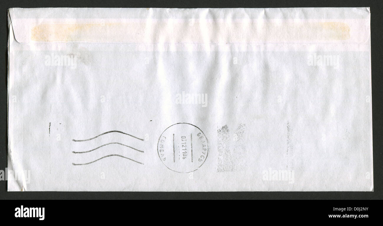 Post envelope, background Stock Photo - Alamy