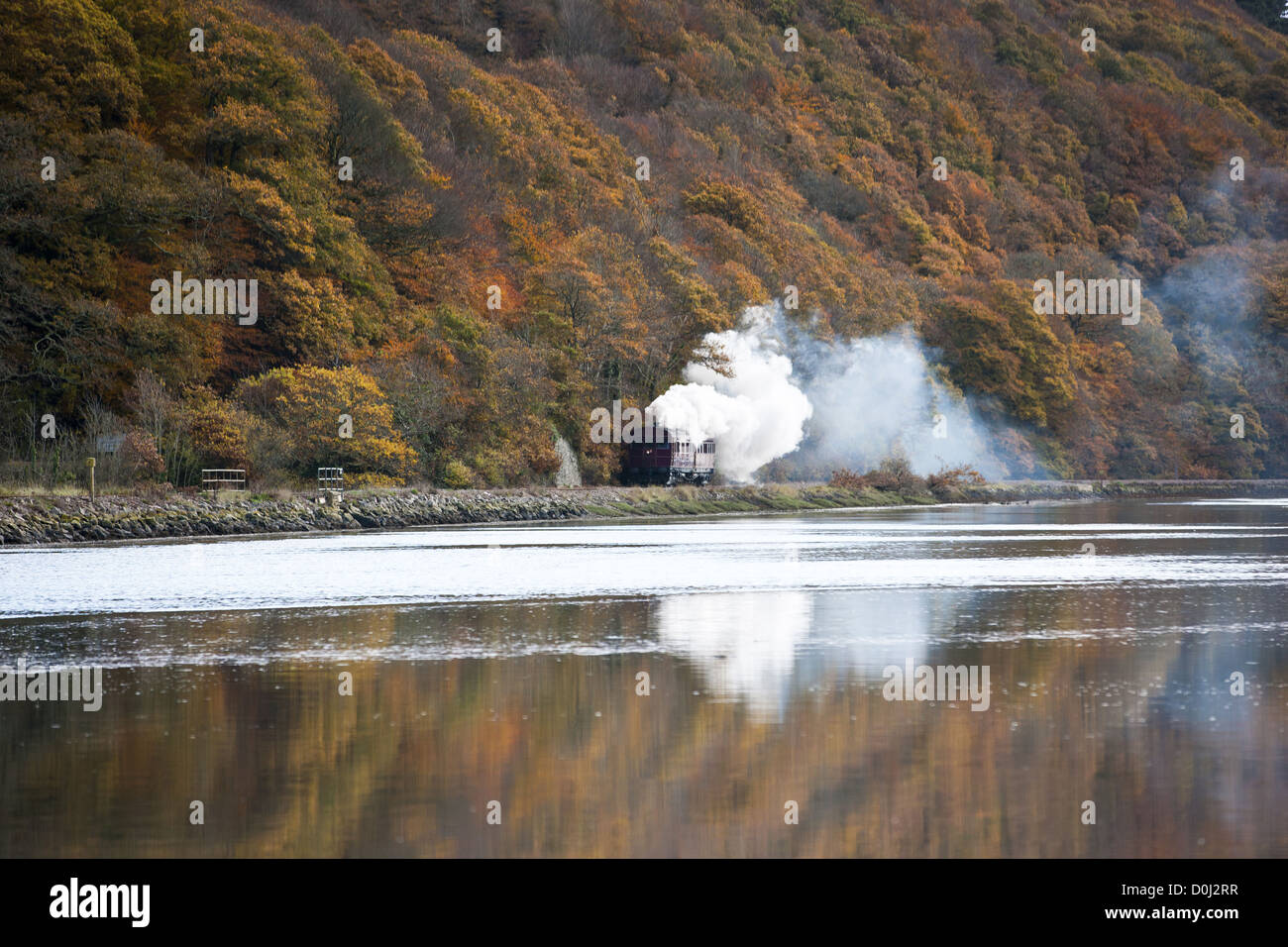 Railmotor on The Cornish Branch Line in Looe Stock Photo - Alamy