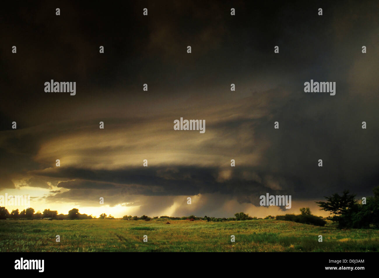 A Low-Precipitation Supercell Thunderstorm with Striated Base Moves ...