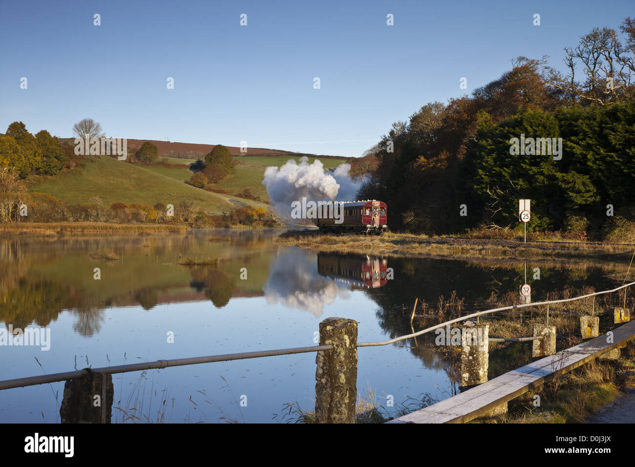 Railmotor on The Looe Branch Line Stock Photo - Alamy