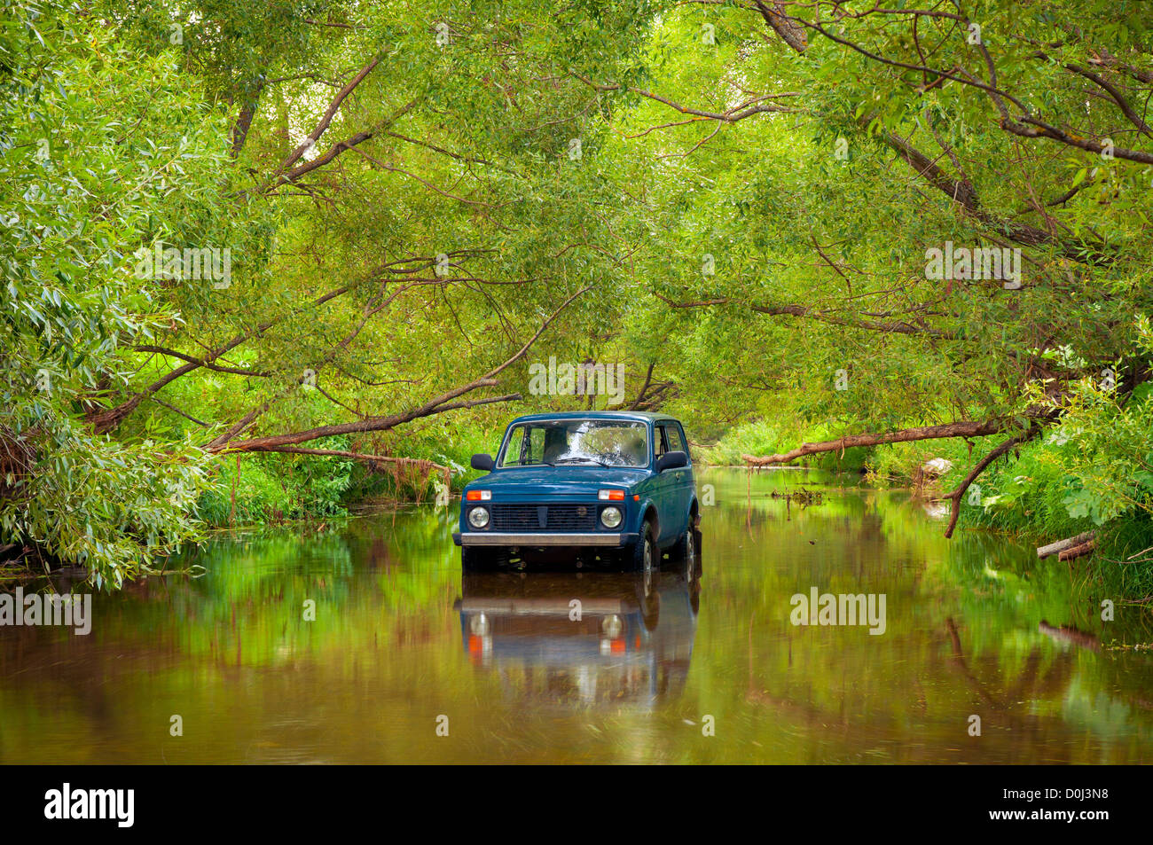 Russian SUV Lada Niva 4x4 (VAZ 2121 Stock Photo - Alamy