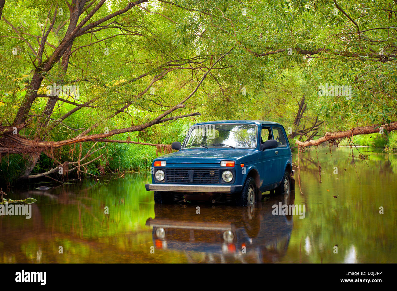 Russian SUV Lada Niva 4x4 (VAZ 2121 Stock Photo - Alamy