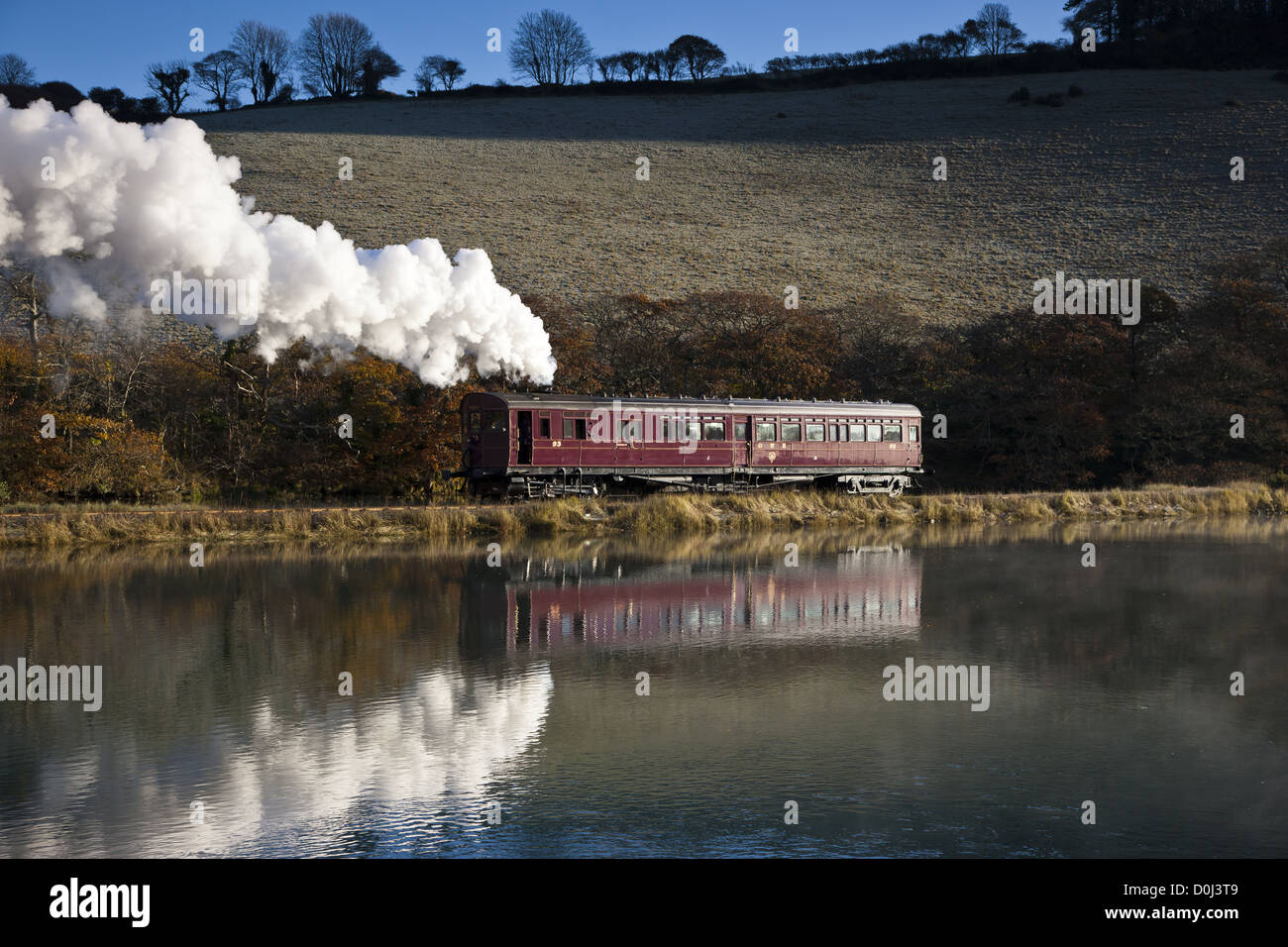 Railmotor on The Looe Branch Line Stock Photo - Alamy