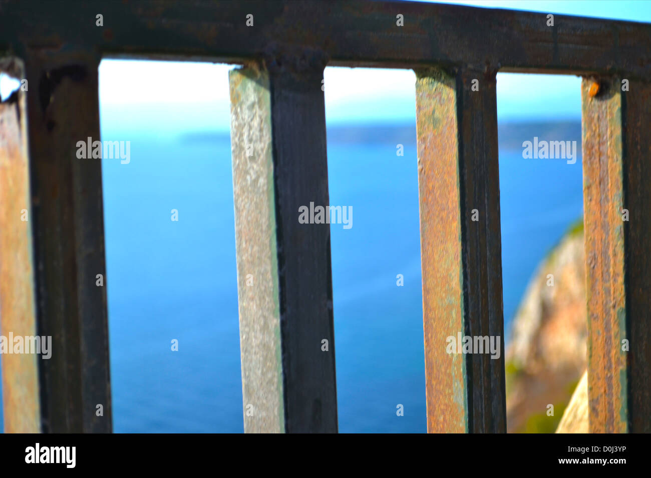 Gate and Sea Stock Photo - Alamy
