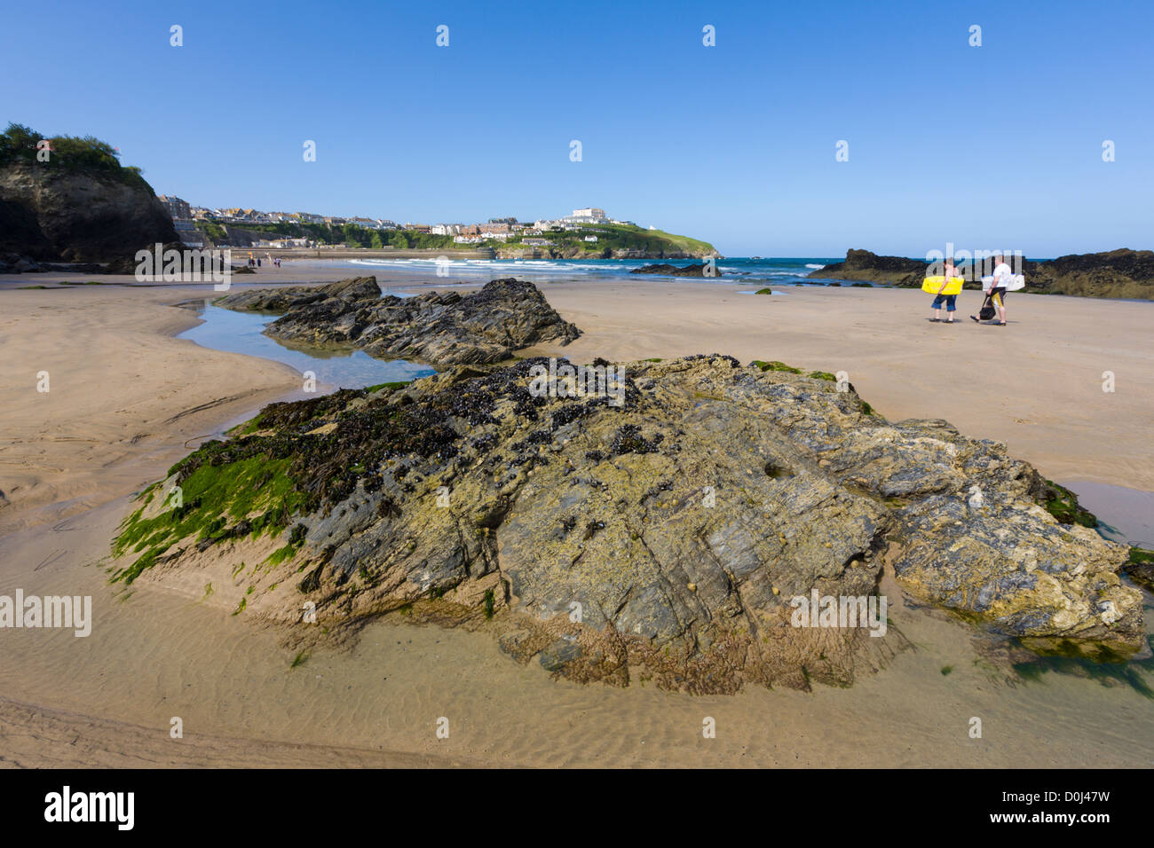 Great Western beach, Newquay, Cornwall, England Stock Photo - Alamy
