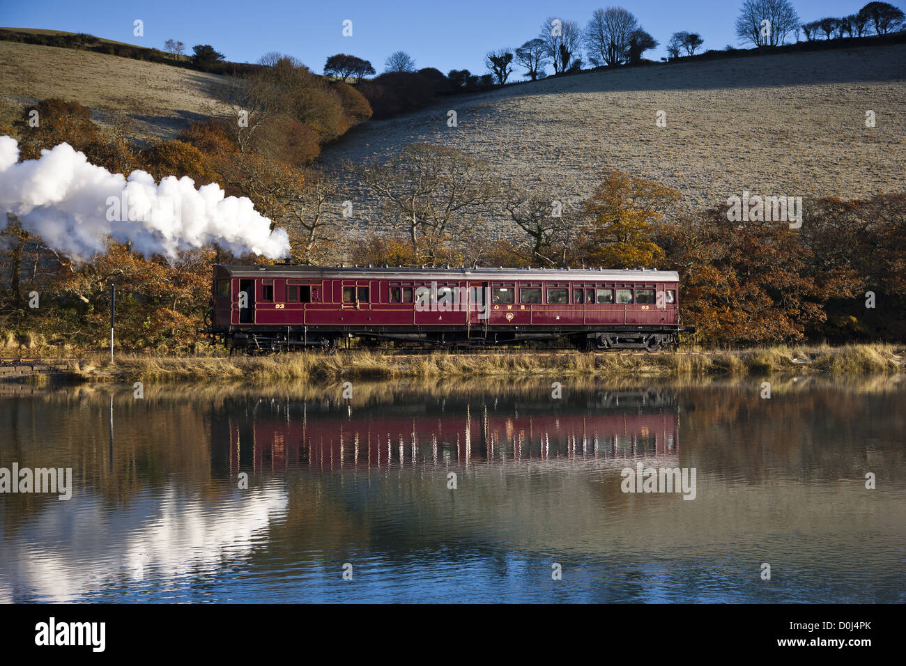Railmotor on The Looe Branch Line Stock Photo - Alamy