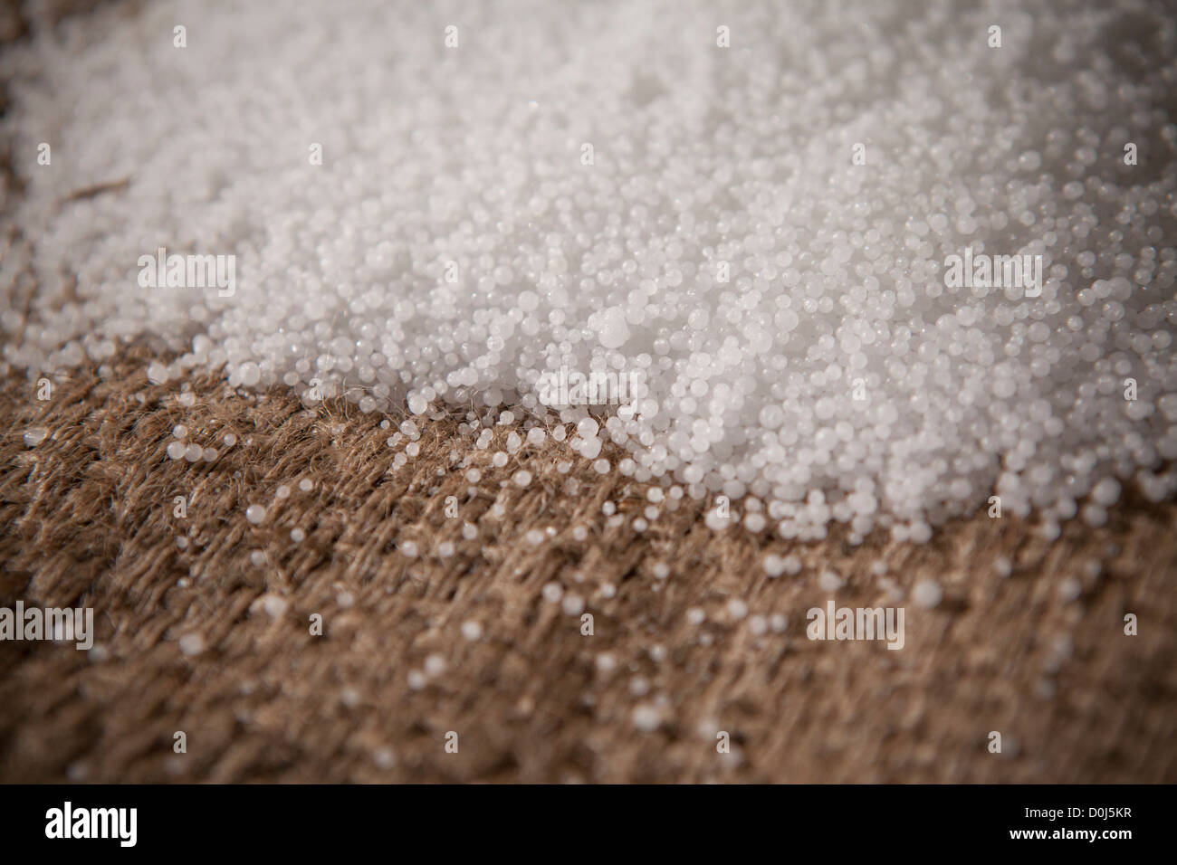Urea fertilizer at a commodities warehouse in Dar es Salaam, Tanzania ...