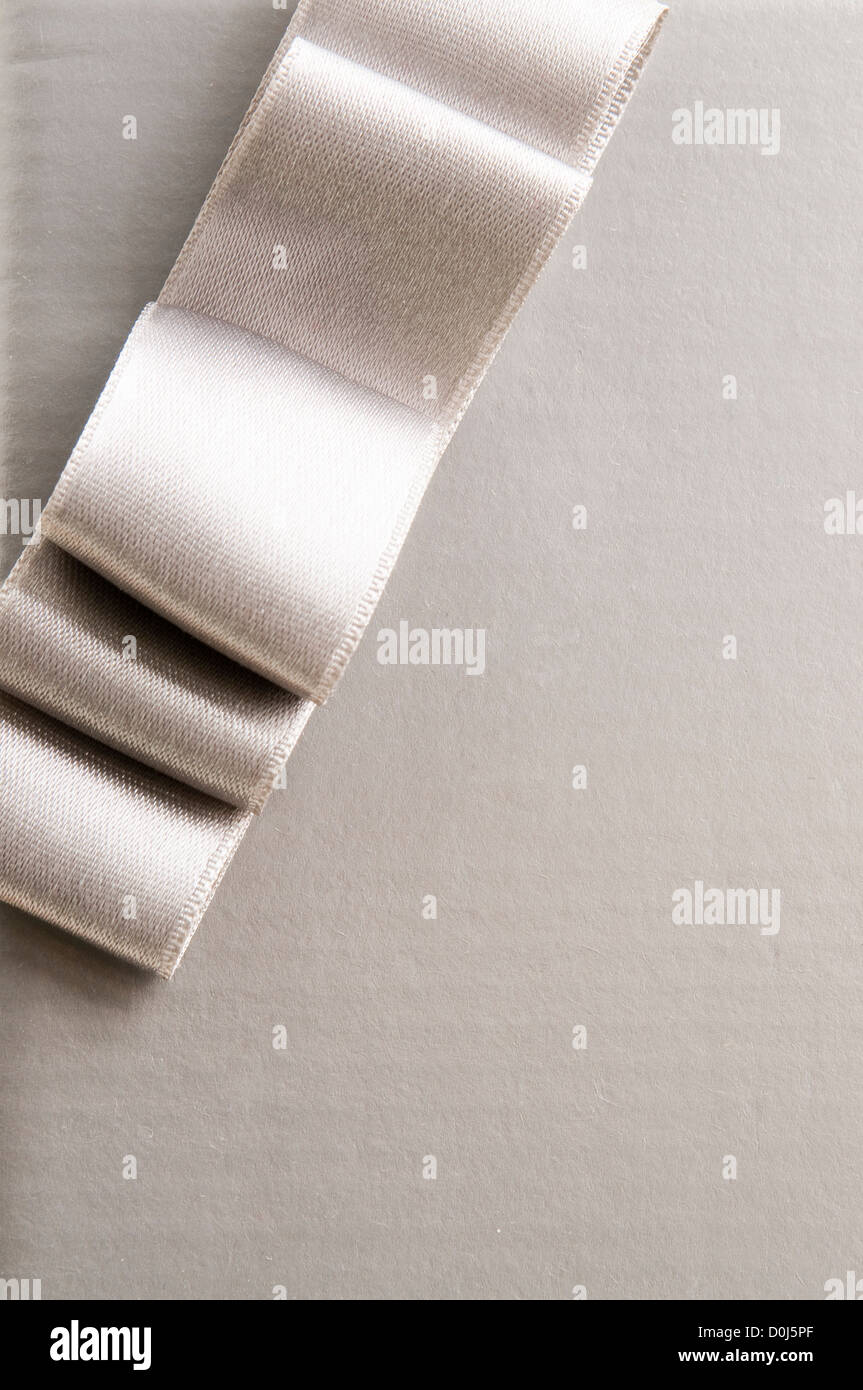 Grey ribbon hi-res stock photography and images - Alamy