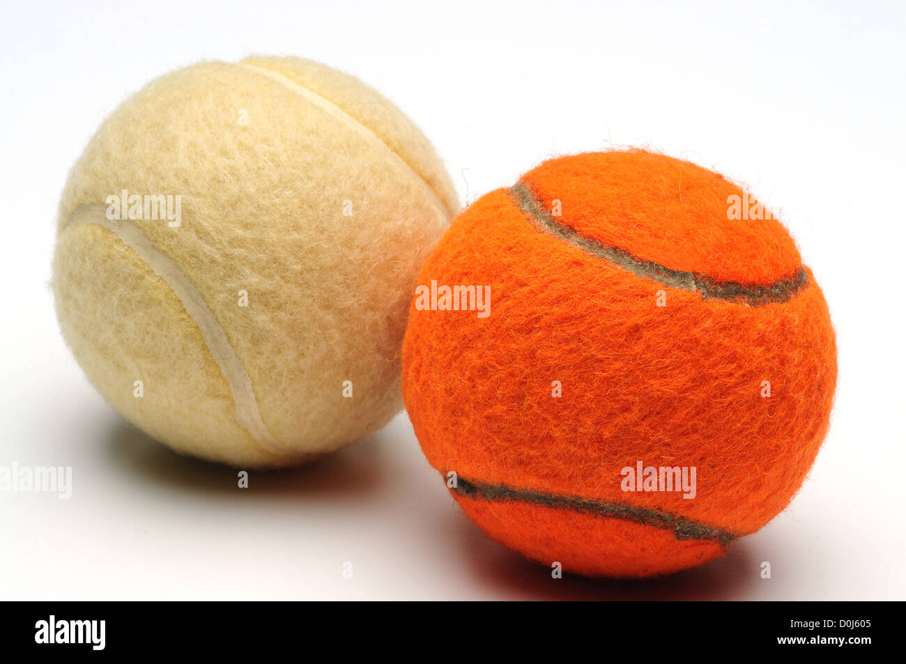 Two tennis ball Stock Photo - Alamy
