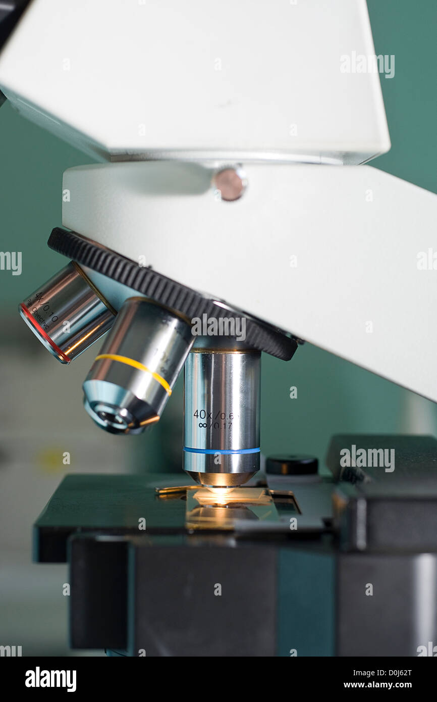 Side of microscope Stock Photo - Alamy