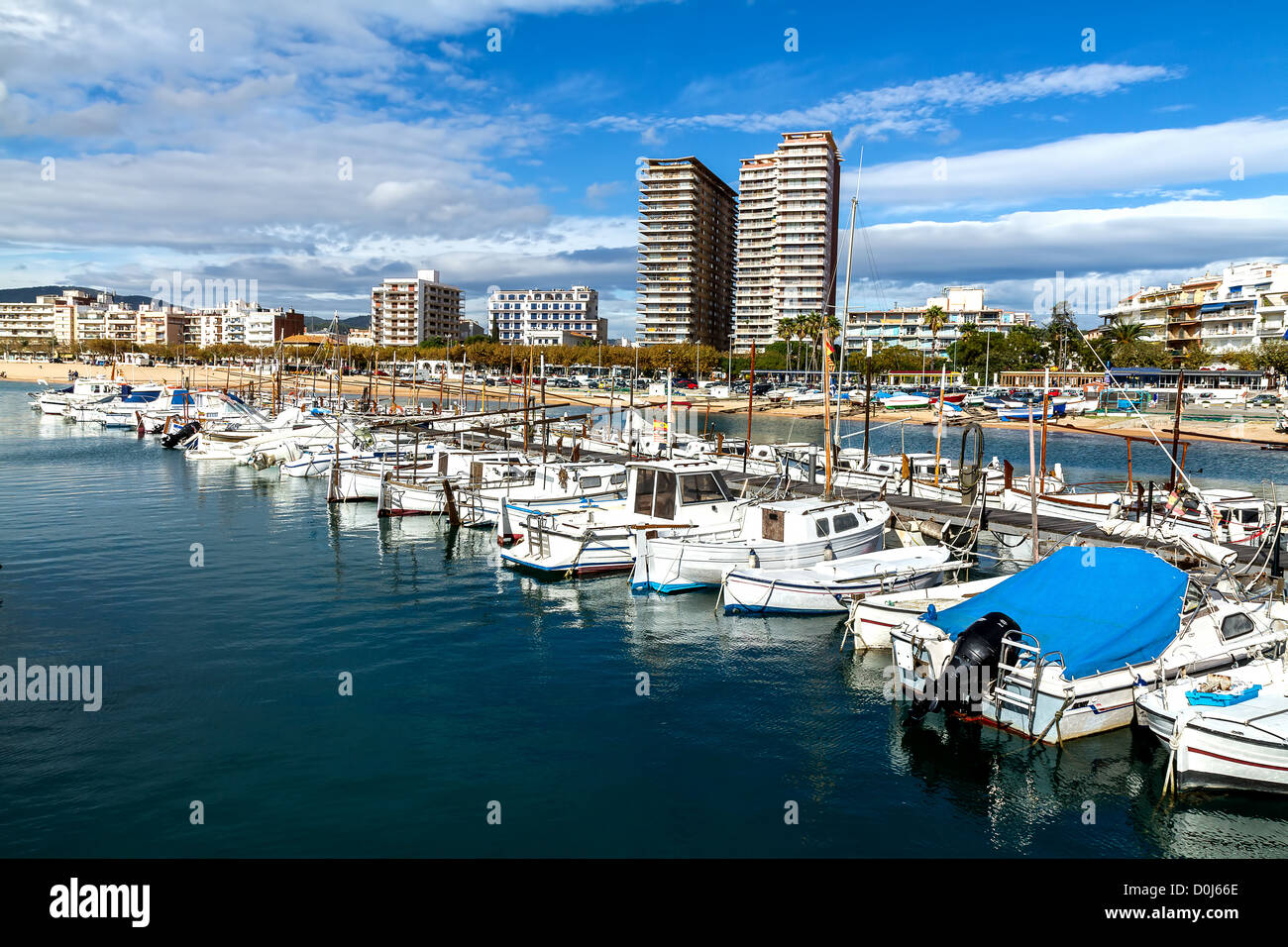 Beach small town palamos costa hi-res stock photography and images - Alamy