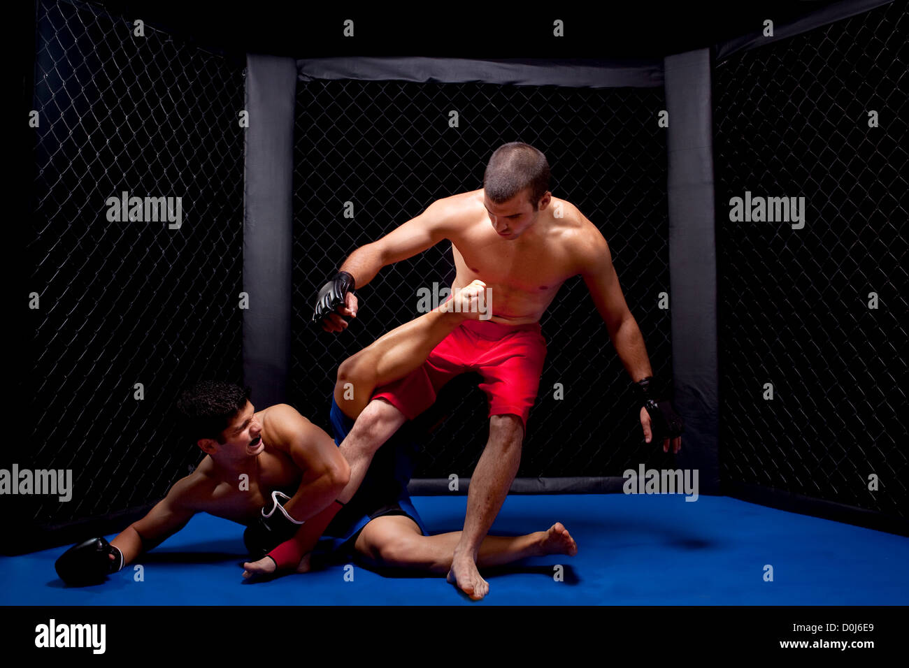 Two men grappling hi-res stock photography and images - Alamy