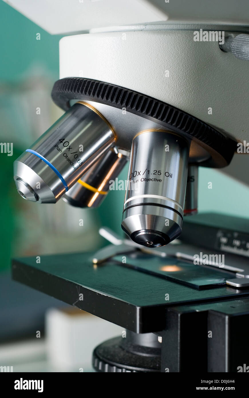 Microscope lens hi-res stock photography and images - Alamy