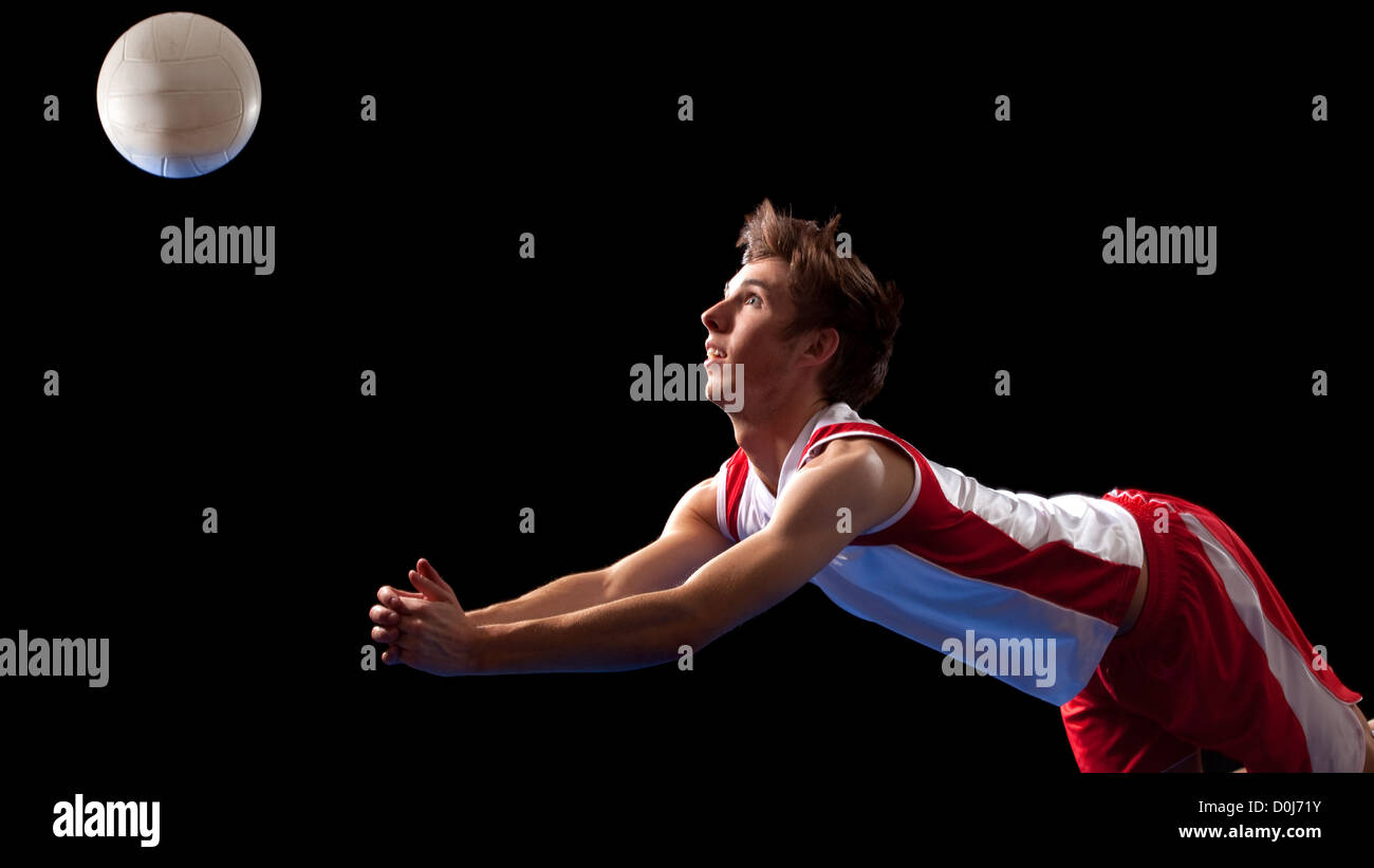 Volleyball dig hi-res stock photography and images - Alamy