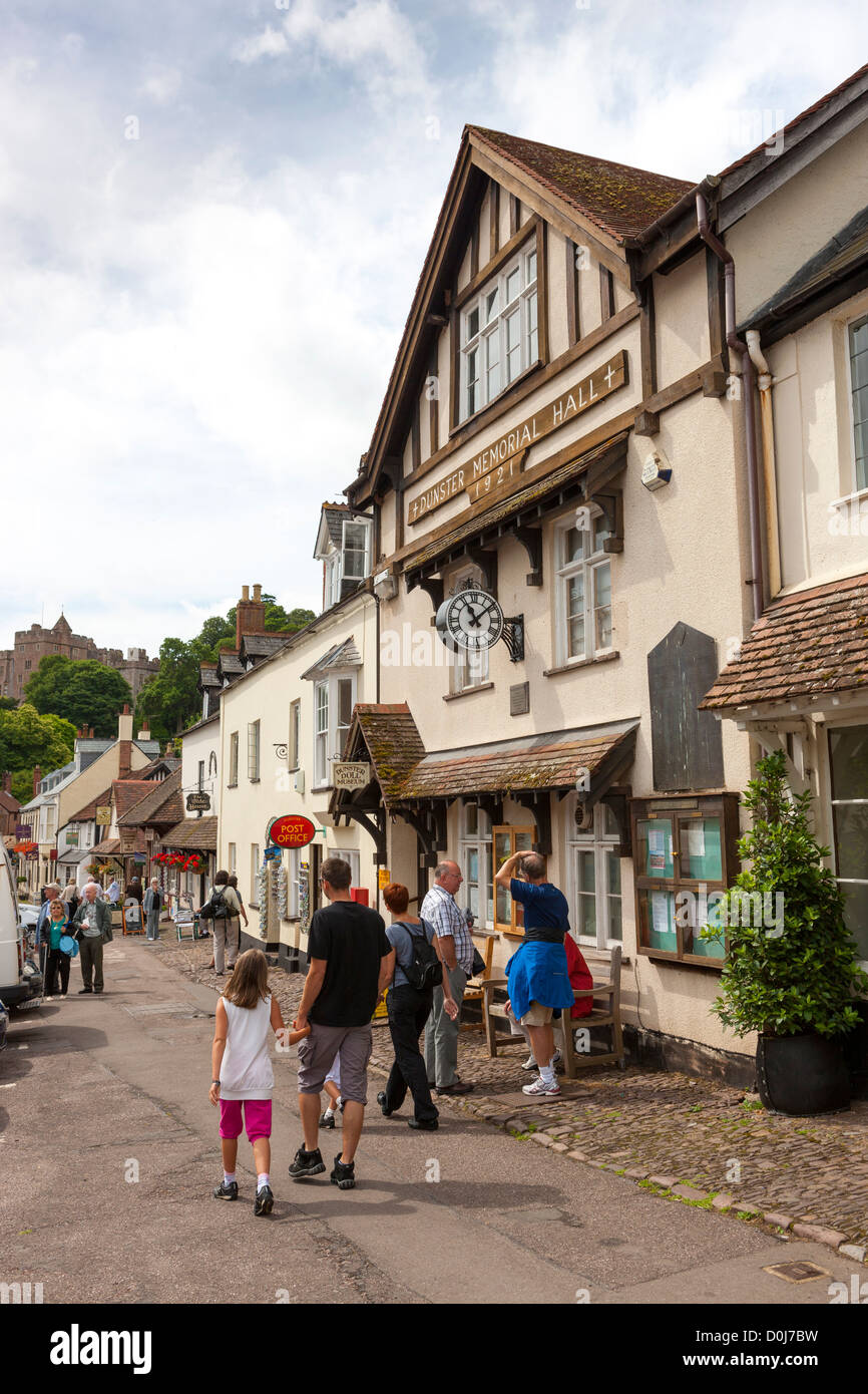 Medieval village of Dunster, Exmoor National Park Stock Photo - Alamy