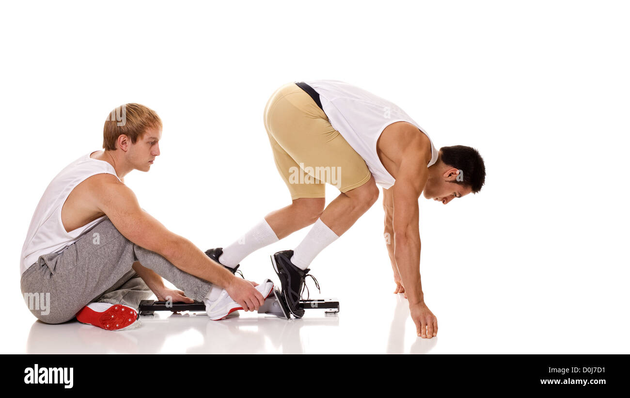 Sprint men Cut Out Stock Images & Pictures - Alamy