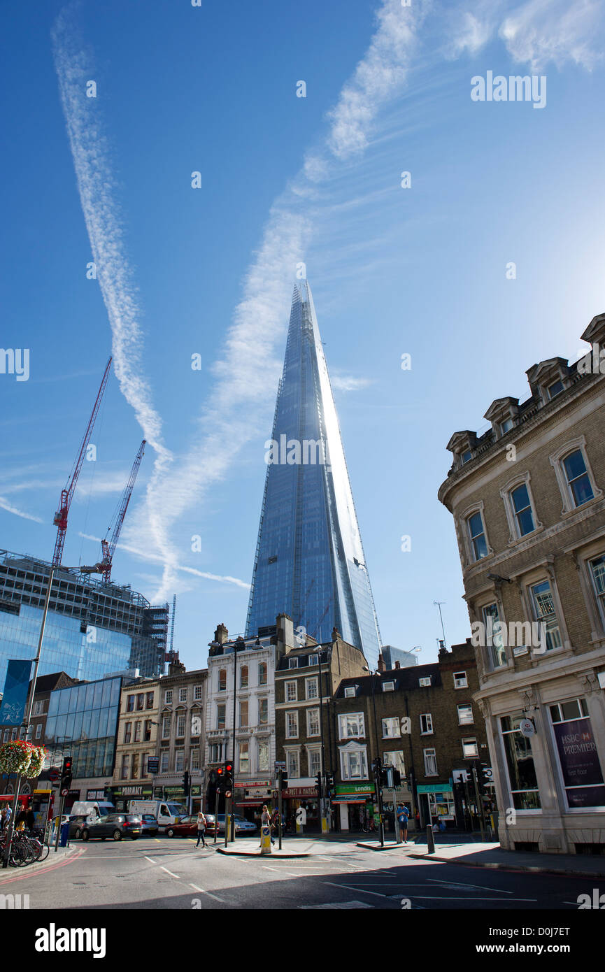 A view toward The Shard building Stock Photo - Alamy