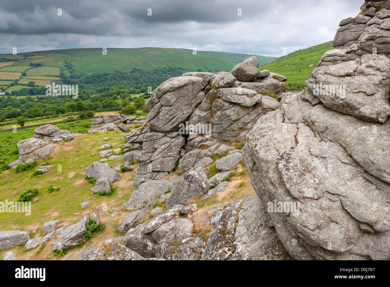 Bonehill Rocks in the Dartmoor National Park Stock Photo - Alamy