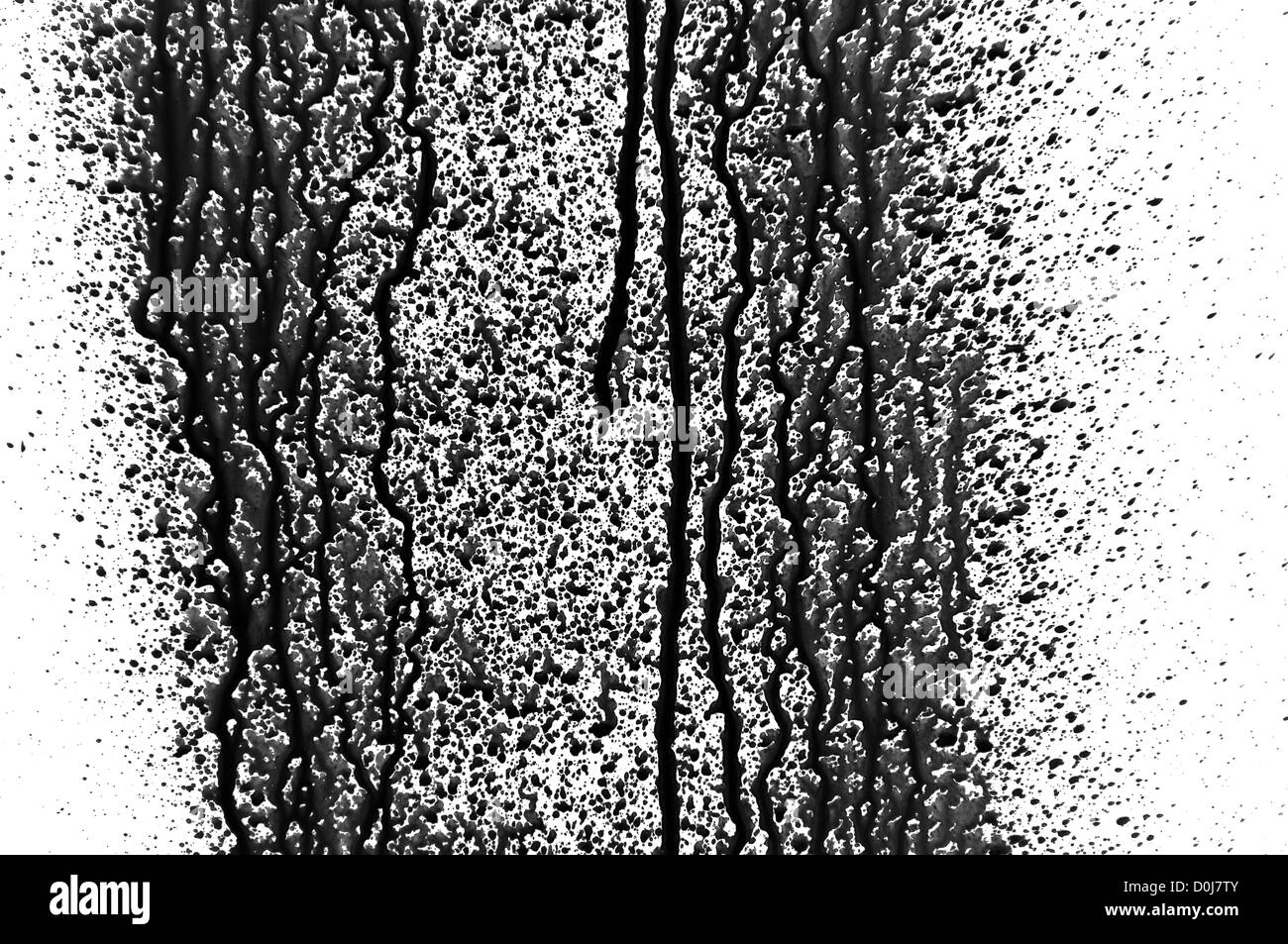 Splatter Paint Art Black And White