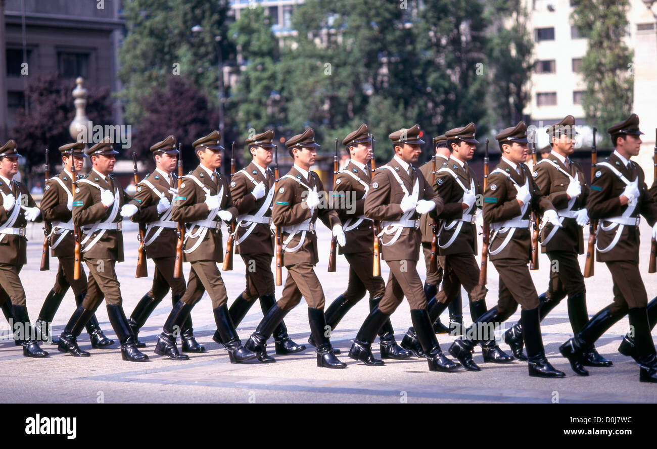 Military parade chile hi-res stock photography and images - Alamy