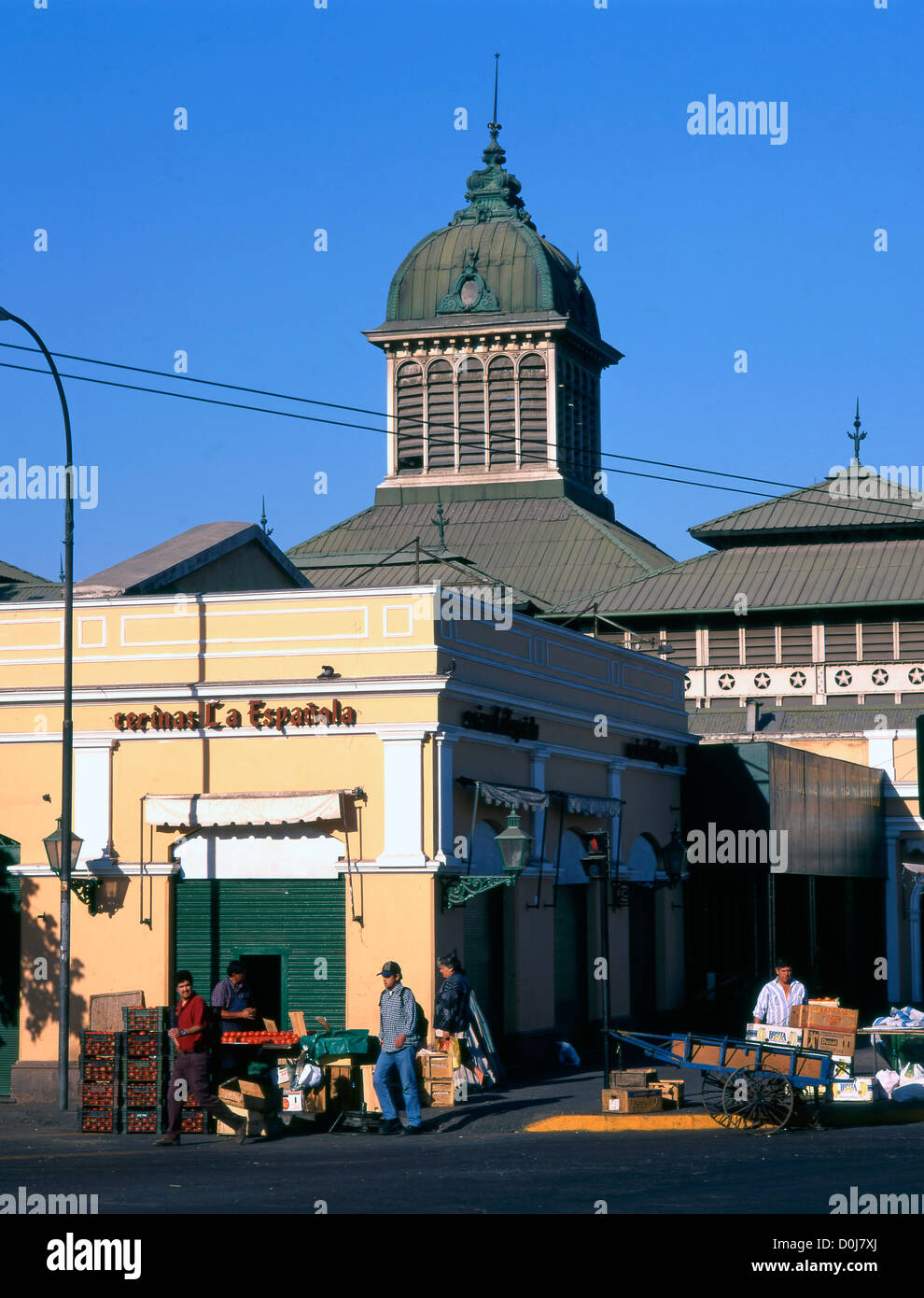 Chile, Santiago, Central Market Stock Photo - Alamy