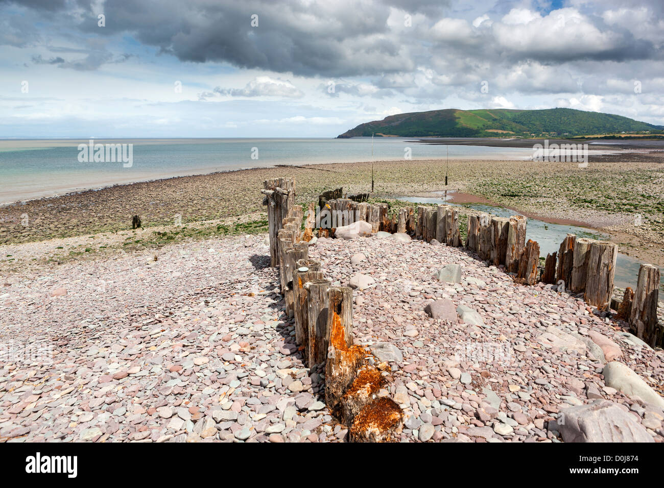 Porlock beach in Exmoor National Park Stock Photo - Alamy