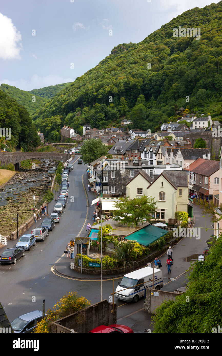The coastal village of Lynmouth, Exmoor National Park Stock Photo - Alamy