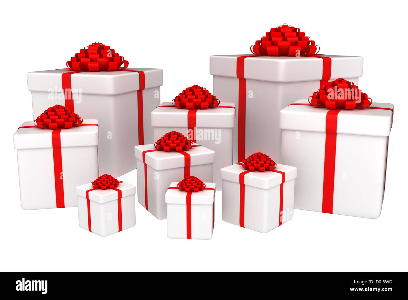 Presents - 3d render Stock Photo - Alamy