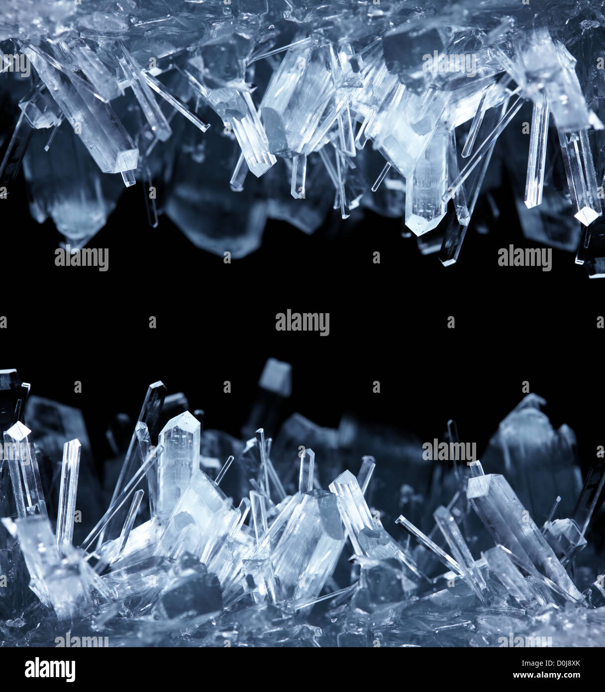 Icy snow crystals hi-res stock photography and images - Alamy